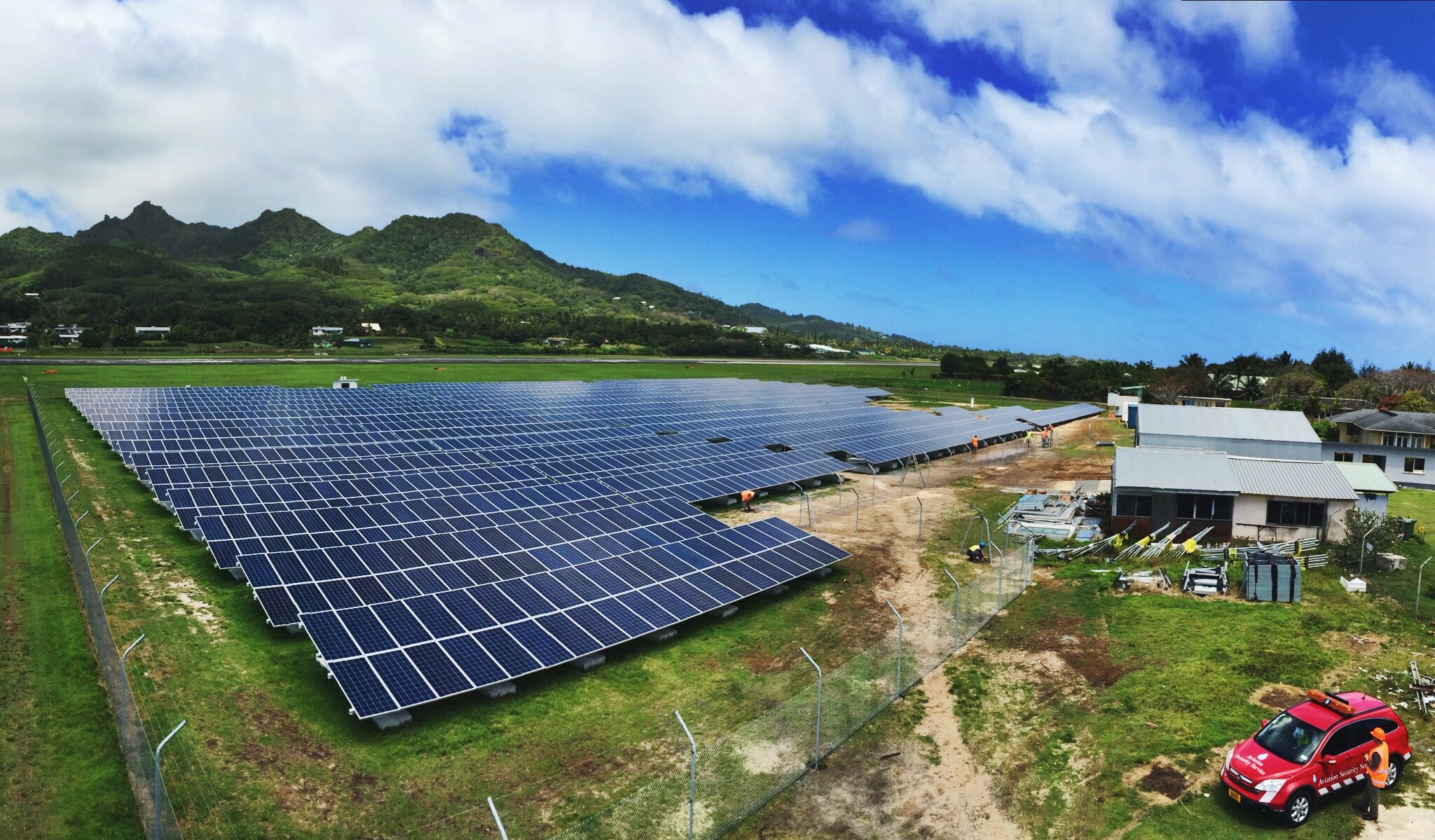 Rarotonga Airport PV Installation, Cook Islands - Infratec New Zealand ...
