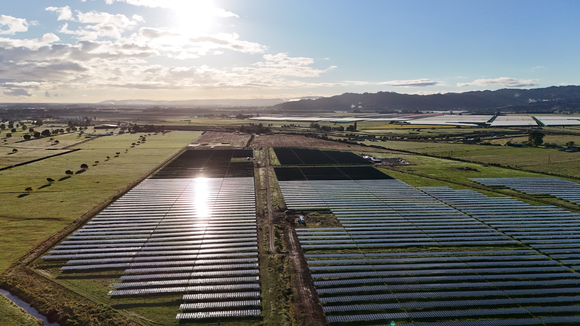 Rangitaiki Solar Farm, Edgecumbe - Infratec New Zealand Limited.